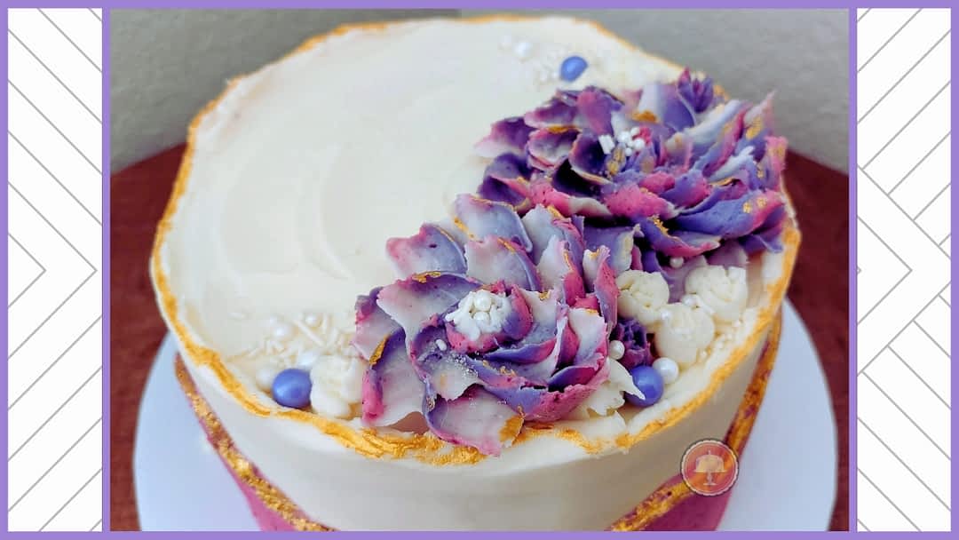 Exquisite Blueberry Fault Line Cake Design - CakeLovesMe