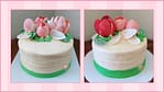 Vibrant Spring Cake Ideas - Chocolate Tulip Cakes - CakeLovesMe