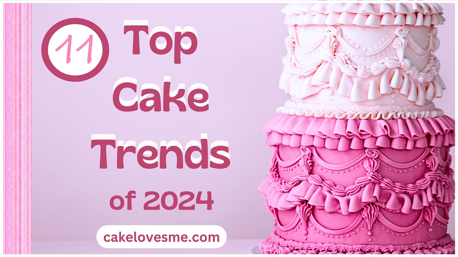 11 Top Cake Trends Of 2024 - Popular Designs - CakeLovesMe