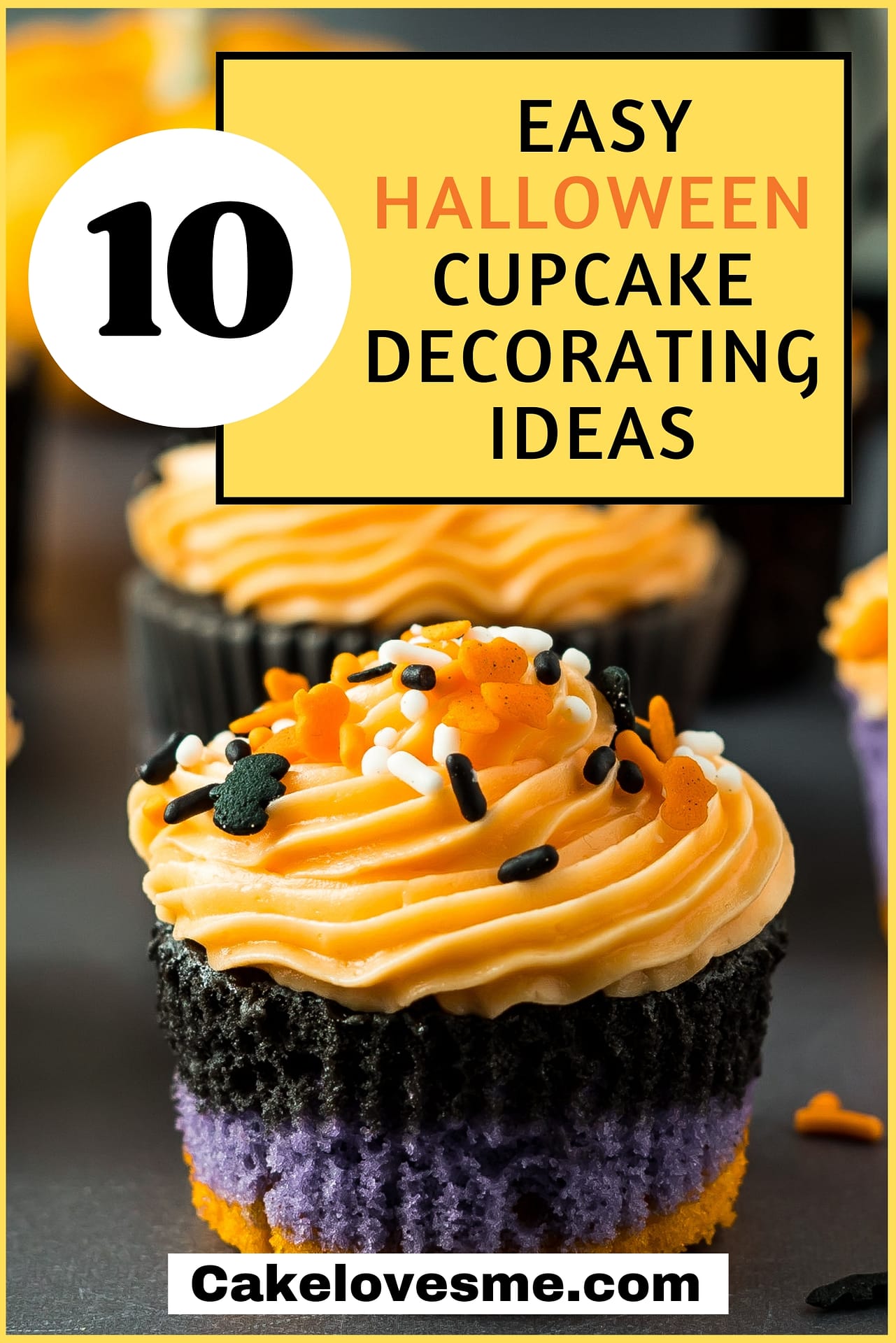 10 Quick And Easy Halloween Cupcake Decorating Ideas - CakeLovesMe