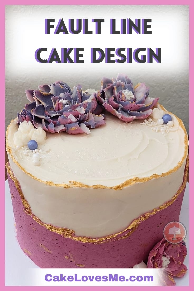 Exquisite Blueberry Fault Line Cake Design - CakeLovesMe