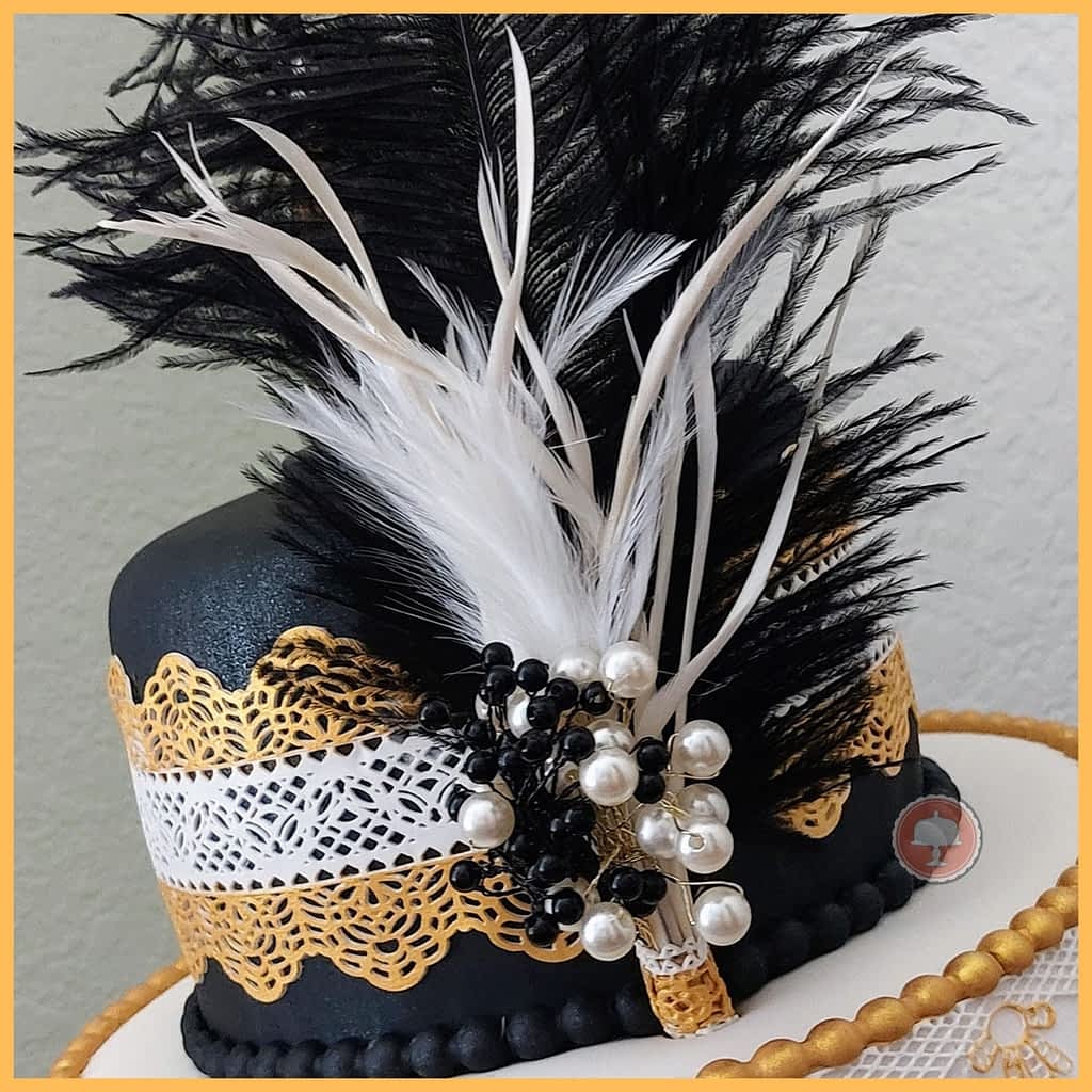 Great Gatsby Cake From Roaring 20's: How To Guide