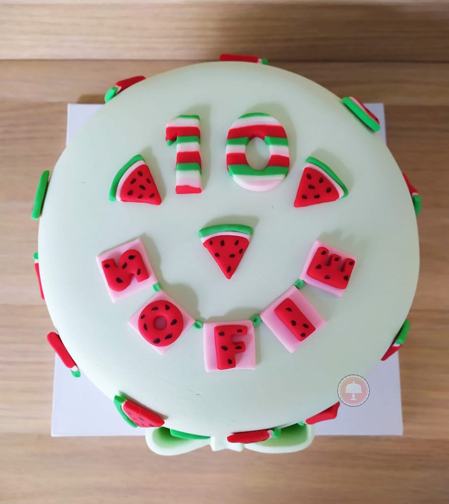 How To Make A Watermelon Cake - So Adorable! - CakeLovesMe