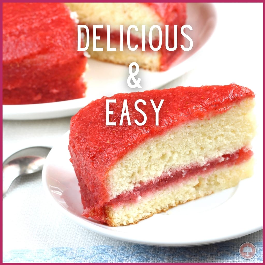 Easy Strawberry Cake Filling Recipe - Very GOOD!